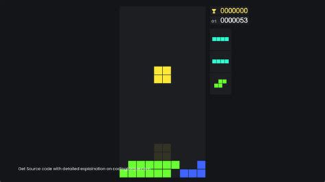 Tetris Game Using Vanilla Javascript Coding Torque