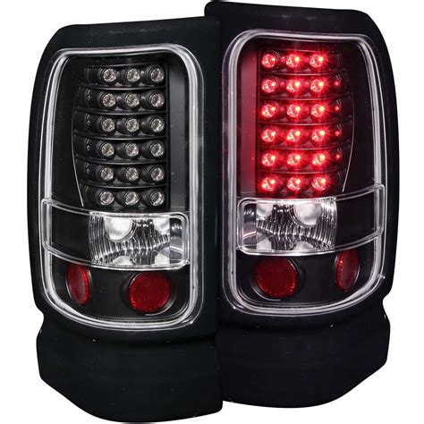 Ram 1500 Led Tail Lights Black Housing Clear Lens 94 01 Ram 1500