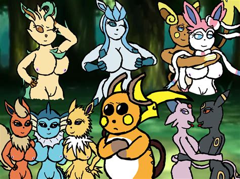 Rule 34 Alolan Form Alolan Raichu Ambiguous Gender Anthro Bedroom Eyes Big Breasts Breast