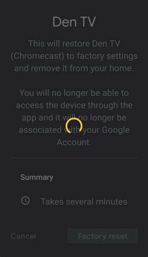 Ways To Factory Reset Your Chromecast All Versions