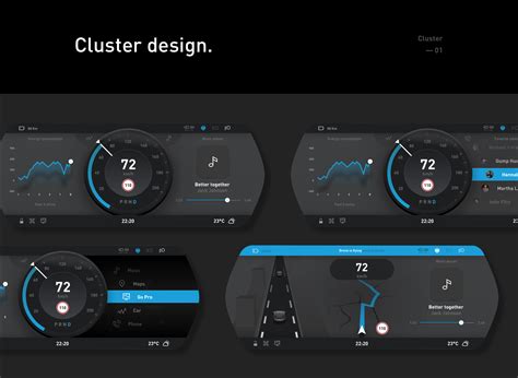 Tesla Dashboard Redesign Go Pro Theme On Behance
