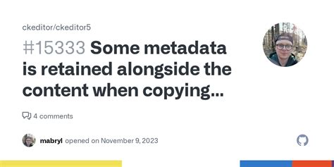 Some Metadata Is Retained Alongside The Content When Copying From A