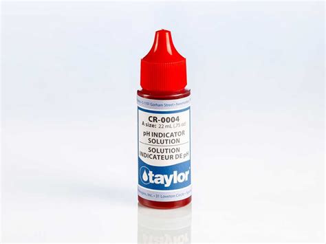 Taylor R 0004 A Ph Indicator Solution For 2000 Series Phenol Red