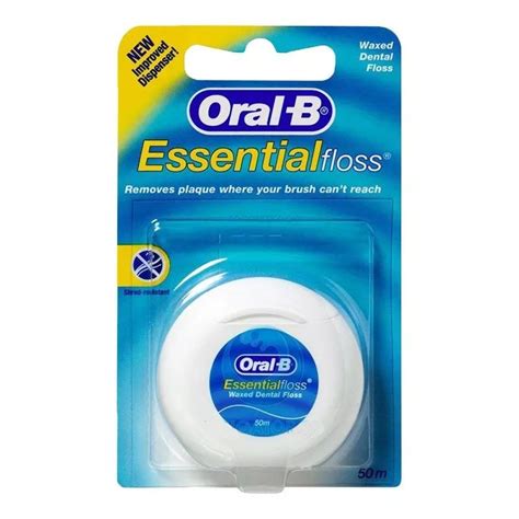 Зубная нить Oral-B Essential вощеная, 50 м купить на OZON по низкой ...