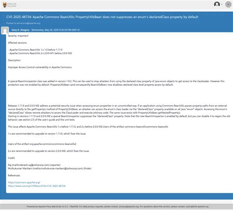 Apache Commons Beanutils Propertyutilsbean Does Not Suppresses An Enum
