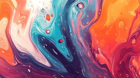 Abstract Fluid Dynamics Premium Ai Generated Image