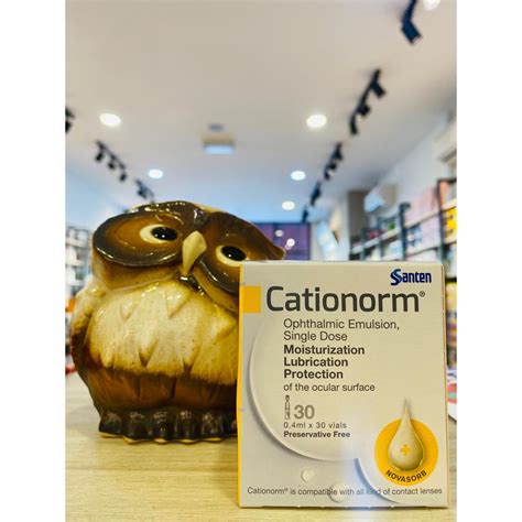 Cationorm Ophthalmic Emulsion 04ml X 30 Vials Shopee Malaysia