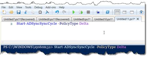 Manual Sync Azure Ad Connect