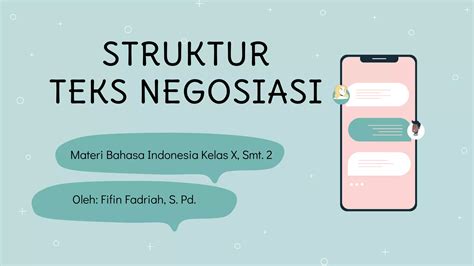 Materi Teks Negosiasi Bagian Pptx