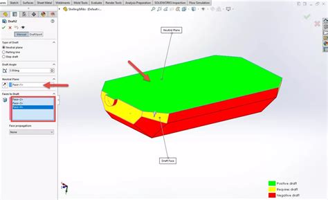 Solidworks Mold Tools Draft Analysis And Scale Goengineer