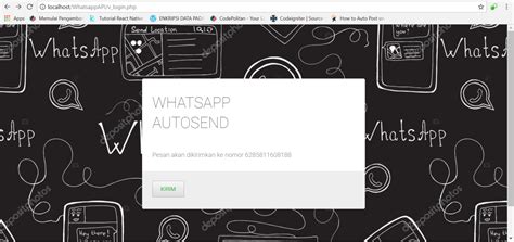 Membuat Aplikasi Dengan Whatsapp Api Gateway Auto Post Message