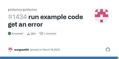 Run Example Code Get An Error · Gdsfactory Gdsfactory · Discussion 1434 · Github