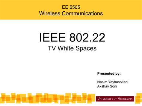 Ieee 802 22 Wran Standard Pptx