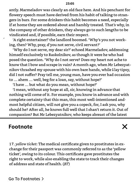 Any Ideas As To Why Footnote Behaviour Differs Same Book Rkindle