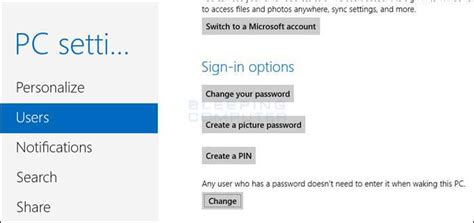 How To Disable The Lock Screen After Waking In Windows