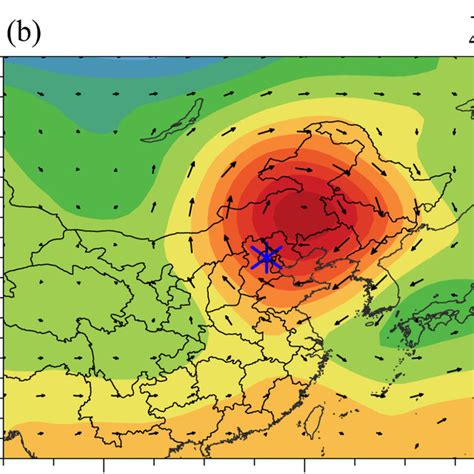 Composite Differences In Wind Vectors And Geopotential Download