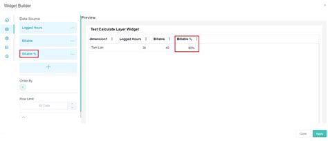 Adding A Calculate Layer To A Widget Mspbotsai