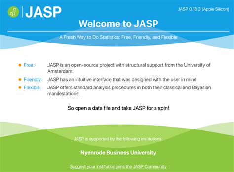Jasp Is A Free Statistics Program That Works On Both Macosx And Windows