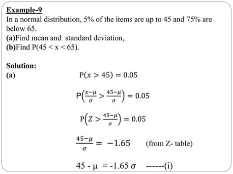 Mean S D Quartiles Deciles Percentiles By Using Normal Distribution