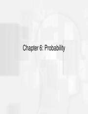 Chapter 6 Probability Pdf Chapter 6 Probability Probability Probability Is A Method For