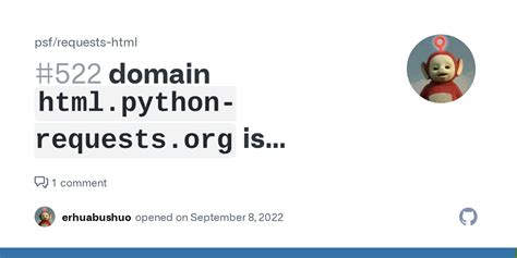 Domain Html Python Requests Org Is Broken Issue 522 Psf Requests