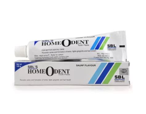 Sbl Homeopathic Homeodent Toothpaste Saunf Flavour 100gm For Bleeding