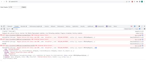 node js get localhost 5000 api customerorder 141798 500