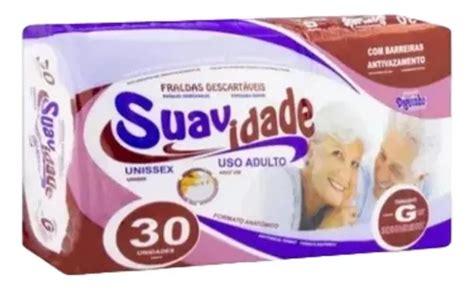 Fraldas Para Adultos Suavidade G X 30 Unidades Mercadolivre