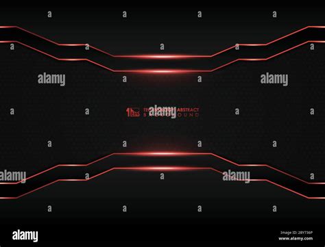 Abstract Dark Digital Template With Red Laser Overlap Background Decorate For Ad Poster