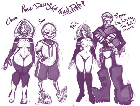 Post 3289293 Chara Frisk Papyrus Sans Spirale Undertale