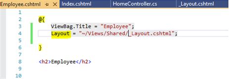 Net Blog By Asif Aspnet Mvc 5 Layout And Viewstart View