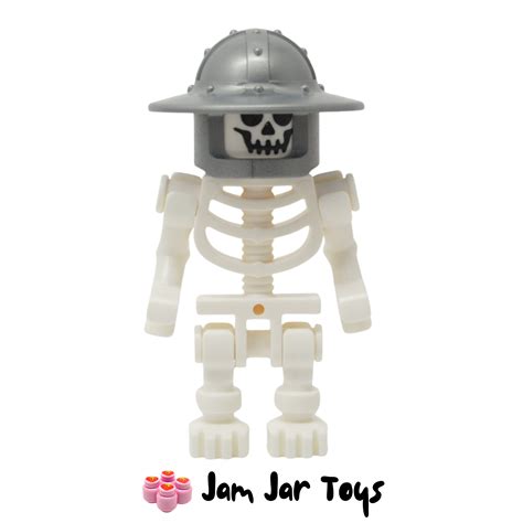 Lego Skeleton Halloween Figure Silver Knight S2 Jamjartoys