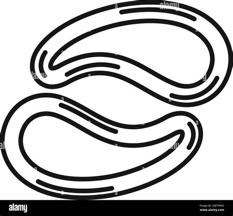Simplistic Line Art Of An Infinity Loop In Monochrome Perfect For