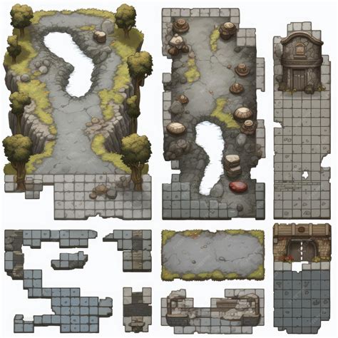 Pavement Paths And Moody Bridges Unveiling Pixel Arts 16bit Sprite Sheet In A Topdown Run Down