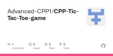 Github Advanced Cpp1cpp Tic Tac Toe Game