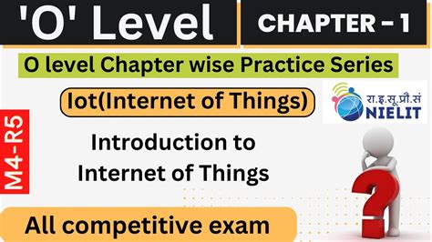 Chapter Internet Of Things IoT MCQ Important Question For O Level Exam M R YouTube
