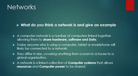 Network Types And Performance Factors J277 Teaching Resources