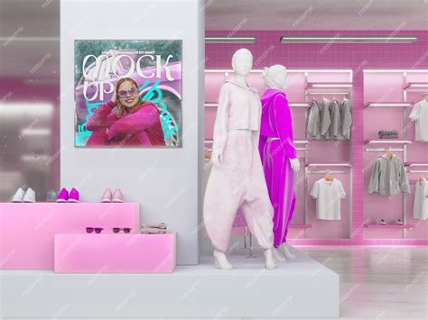 Premium Psd Mock Up Store Interior Design
