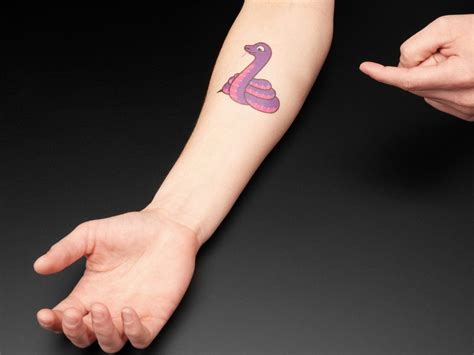 Blinka The Circuitpython Temporary Tattoo The Pi Hut Blinka The Circuitpython Temporary Tattoo The Pi Hut