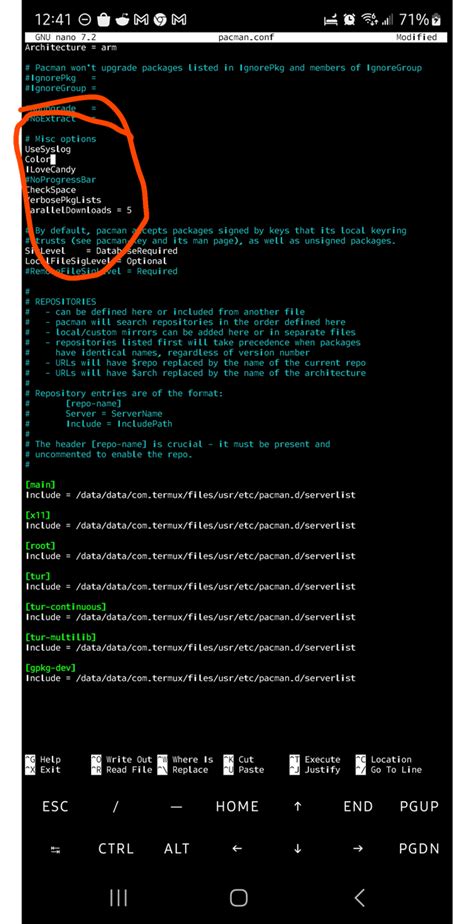 Pacman Loves Candy I Mean Pkgs Rtermux