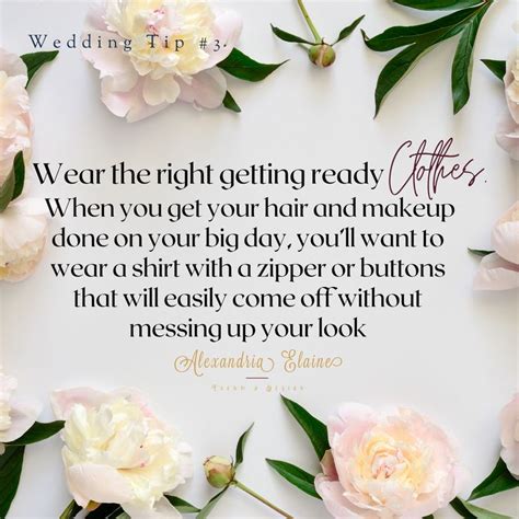 Wedding Tip 3 Wear The Right Getting Ready Clothes Wedding Tips