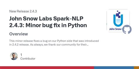 John Snow Labs Spark Nlp 243 Minor Bug Fix In Python Rpython