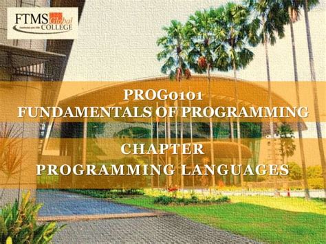Fundamentals Of Programming Chapter 2 Ppt