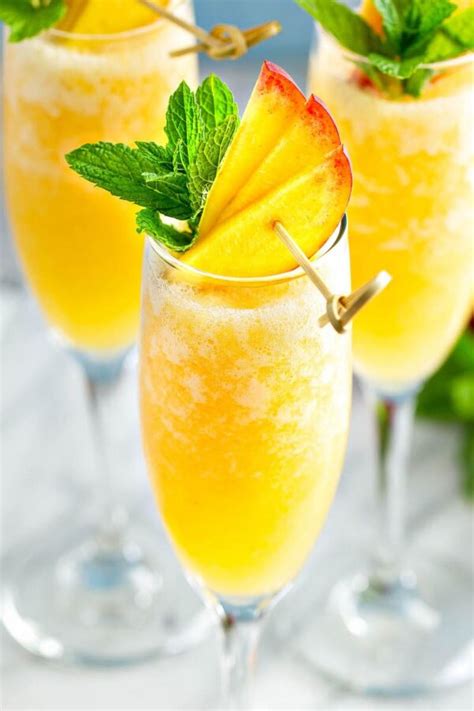 Peach Bellini The Novice Chef