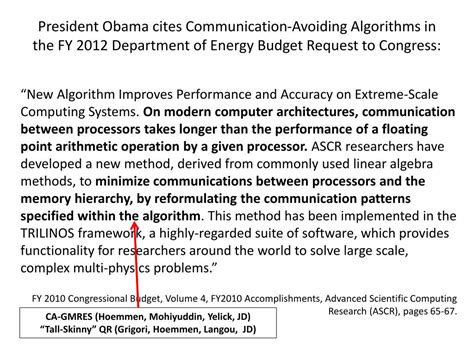 Ppt Introduction To Communication Avoiding Algorithms Csberkeley ~ Demmel Sc13tutorial