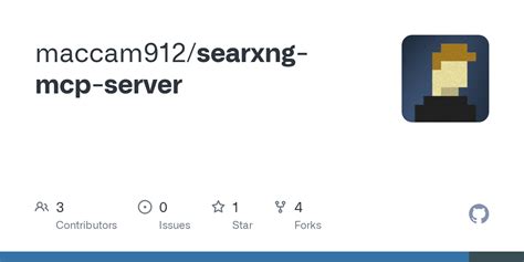 Github Maccam912searxng Mcp Server