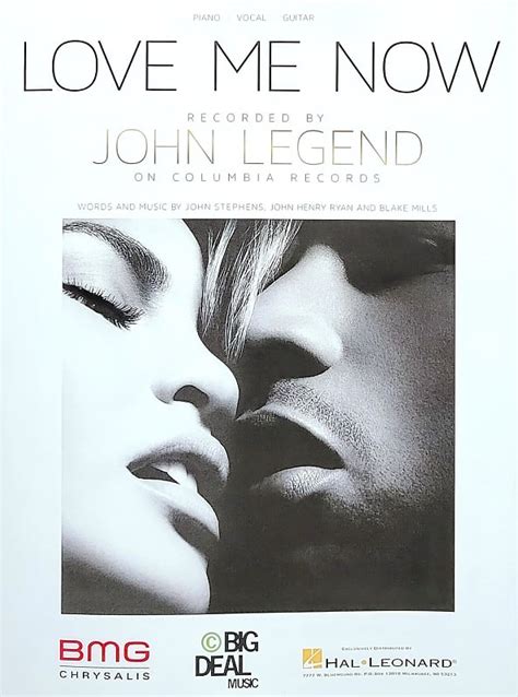 Love Me Now John Legend Piano Vocal Guitar Sheet Music Reverb