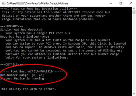 Determine The Number And Range Of Pci Pcie Root Bus Devices Ni
