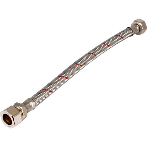 Flexible Tap Connector 15mm X 3 4 10mm Bore 300mm Long