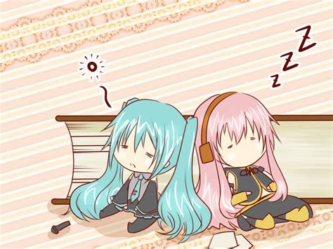 Hatsune Miku And Megurine Luka Chibi Hatsune Miku And Megurine Luka Chibi